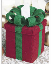 "Surprise Tissue Box" | Plastic Canvas Pattern