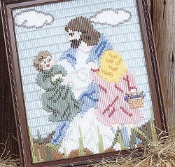 "Blessed Jesus" | Plastic Canvas Pattern
