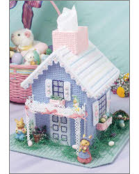 "Cottontail Cottage" | Plastic Canvas Pattern