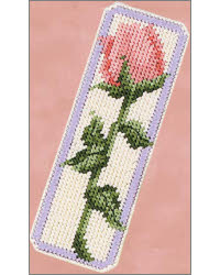 "Delicate Floral Bookmark" | Plastic Canvas Pattern