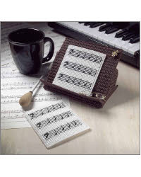 Sheet Music | Plastic Canvas Pattern