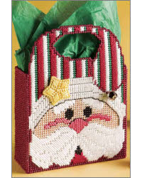 "Santa Bag" | Plastic Canvas Pattern