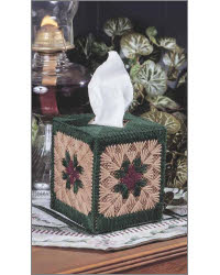 "Granny Squares Tissue Topper"