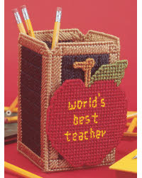 "Best Teacher" | Plastic Canvas Pattern