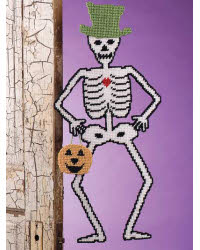 "Skeleton" | Plastic Canvas Pattern