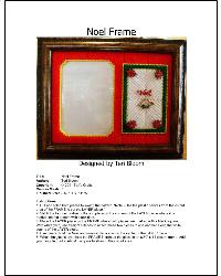 "Noel Frame" | Plastic Canvas Pattern