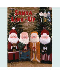 Santa Line-Up | Plastic Canvas Book