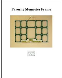 "Favorite Memories Frame" | Plastic Canvas Pattern