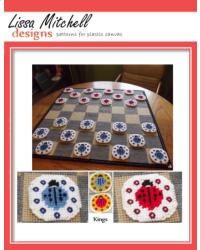 "Ladybug Checker Game" | Plastic Canvas Pattern