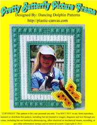 "Pretty Butterfly Picture Frame"