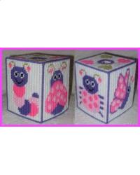 "Cute Bugs Tissue Box Cover"