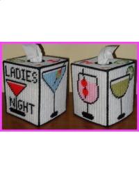 "Ladies Night Tissue Box Cover"
