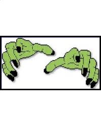 "Monster Hands" | Plastic Canvas Pattern