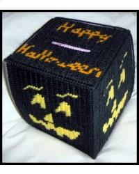 "Scary Halloween Tissue Box Cover"