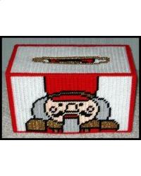 "Nutcracker Family Size Tissue Box Cover"