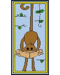 "Zoo Pals Monkey" | Plastic Canvas Pattern