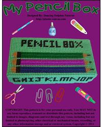 "My Pencil Box" | Plastic Canvas Pattern