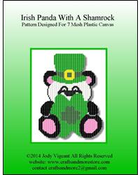 "Irish Panda With A Shamrock"