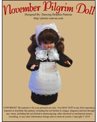 "November Pilgrim Doll" | Plastic Canvas Pattern