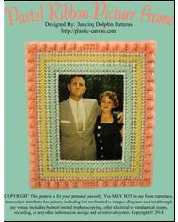 "Pastel Ribbon Picture Frame"