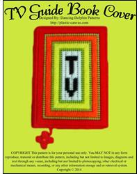 "TV Guide Book Cover" | Plastic Canvas Pattern