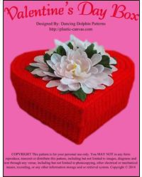 "Valentine's Day Box" | Plastic Canvas Pattern