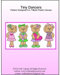 "Tiny Dancers Set" | Plastic Canvas Pattern