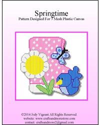 "Springtime" | Plastic Canvas Pattern