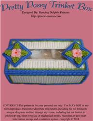 "Pretty Posey Regular Tissue Box"