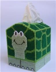 "Turtle Tissue Topper" | Plastic Canvas Pattern