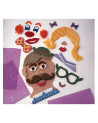 Make A Face | Plastic Canvas Pattern