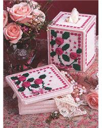 "Coming Up Roses" | Plastic Canvas Pattern