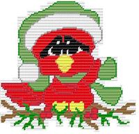 "My Pal Cardinal" | Plastic Canvas Pattern