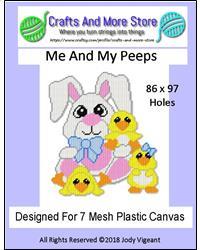 "Me And My Peeps 2018" | Plastic Canvas Pattern