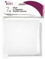 Plastic Canvas Square 7 Count 3" 10/Pkg | Plastic Canvas Item