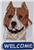 "Pitbull Welcome Sign" | Plastic Canvas Pattern