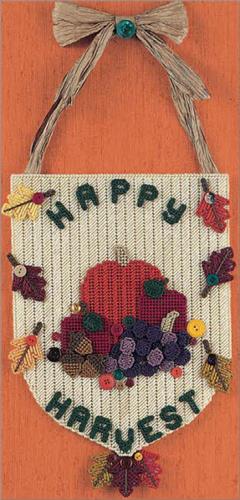 "Happy Harvest" | Plastic Canvas Pattern