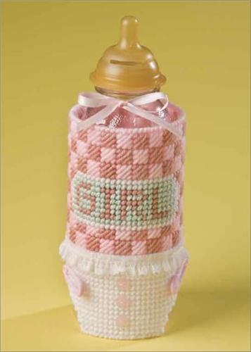 "Baby Girl" | Plastic Canvas Pattern