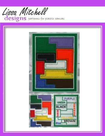"Learning Colors Puzzle" | Plastic Canvas Pattern