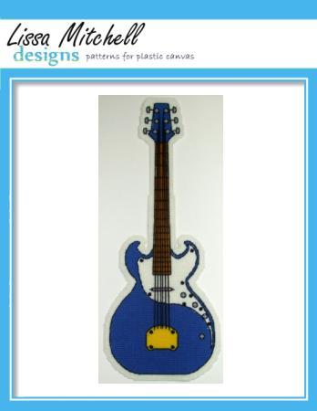 "Guitar Wall Hanging" | Plastic Canvas Pattern
