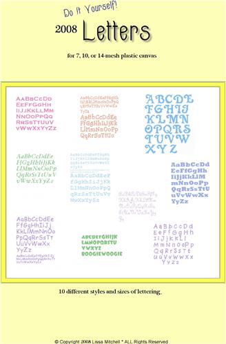 "2008 Do It Yourself Letters"