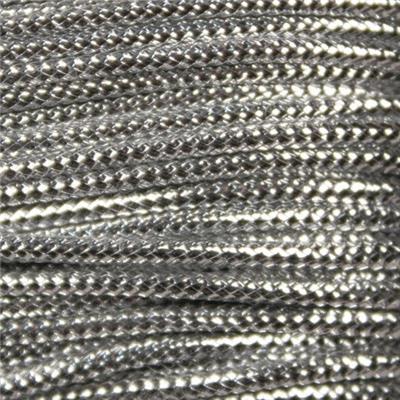 Solid Silver Metallic Cord | Plastic Canvas Yarn