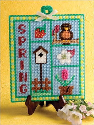 "Spring Sampler" | Plastic Canvas Pattern