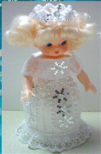 "January Doll of the Month" | Plastic Canvas Pattern