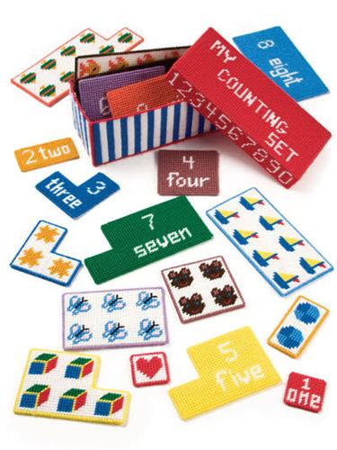 "My Counting Set" | Plastic Canvas Pattern