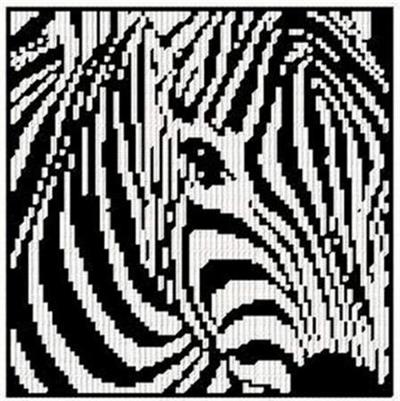 "Zebra Print" | Plastic Canvas Pattern