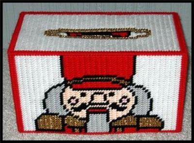 "Nutcracker Family Size Tissue Box Cover"