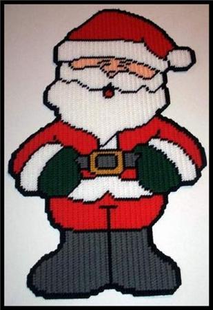 "Santa Claus" | Plastic Canvas Pattern