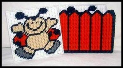 "Ladybug Coaster Set" | Plastic Canvas Pattern