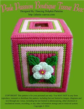 "Pink Passion Boutique Tissue Box"